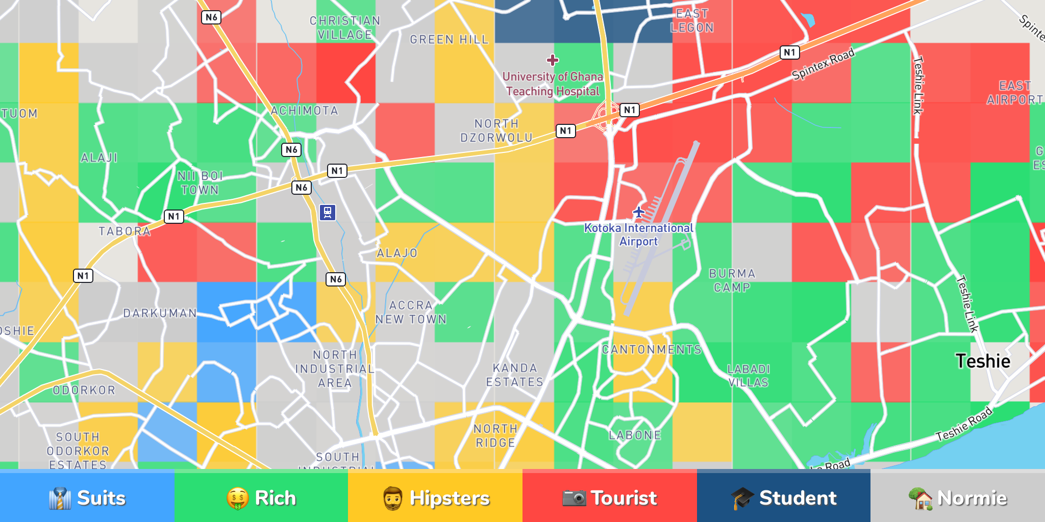 Accra New Town Location at Mario Wall blog