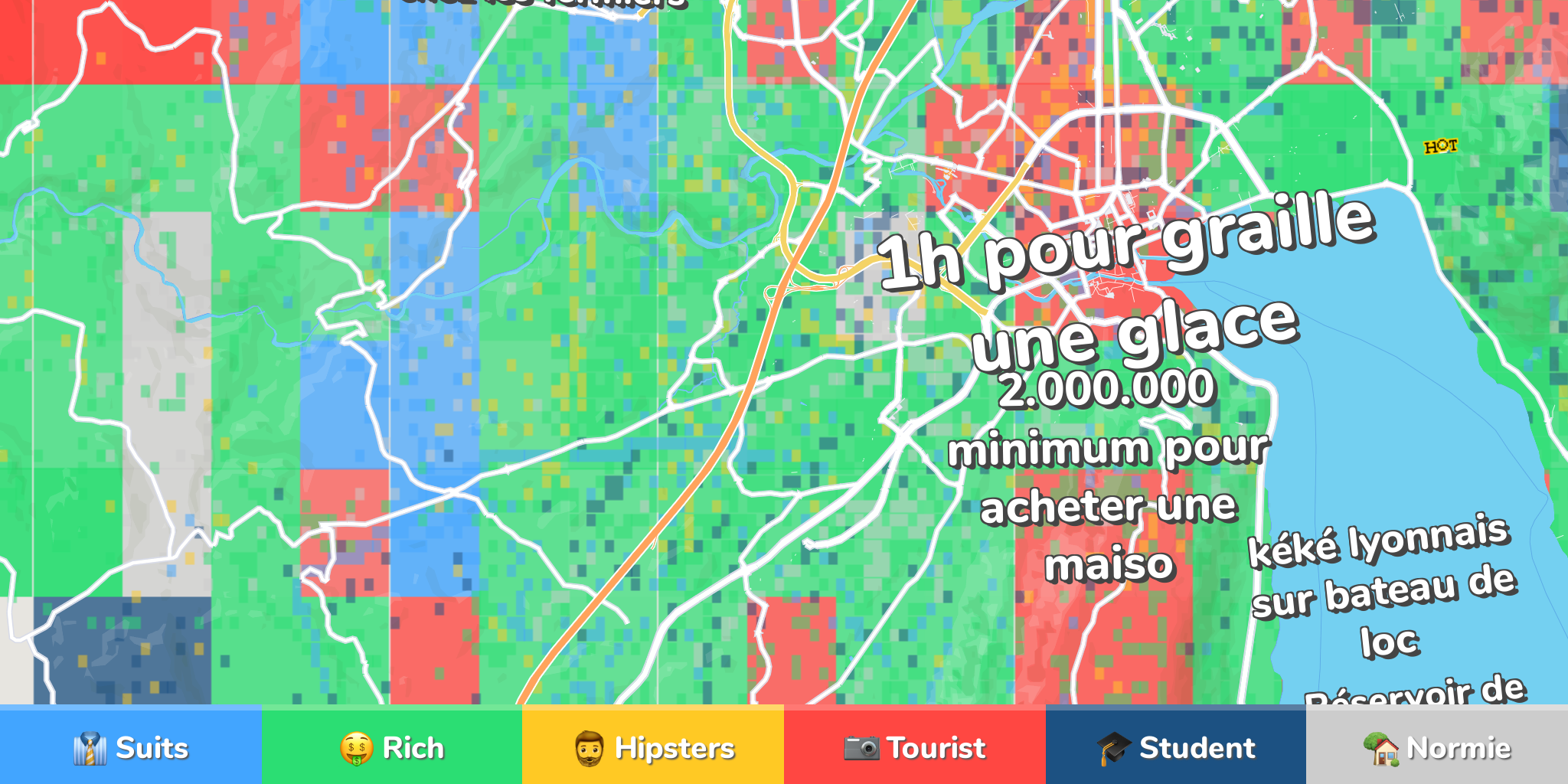 Annecy Neighborhood Map