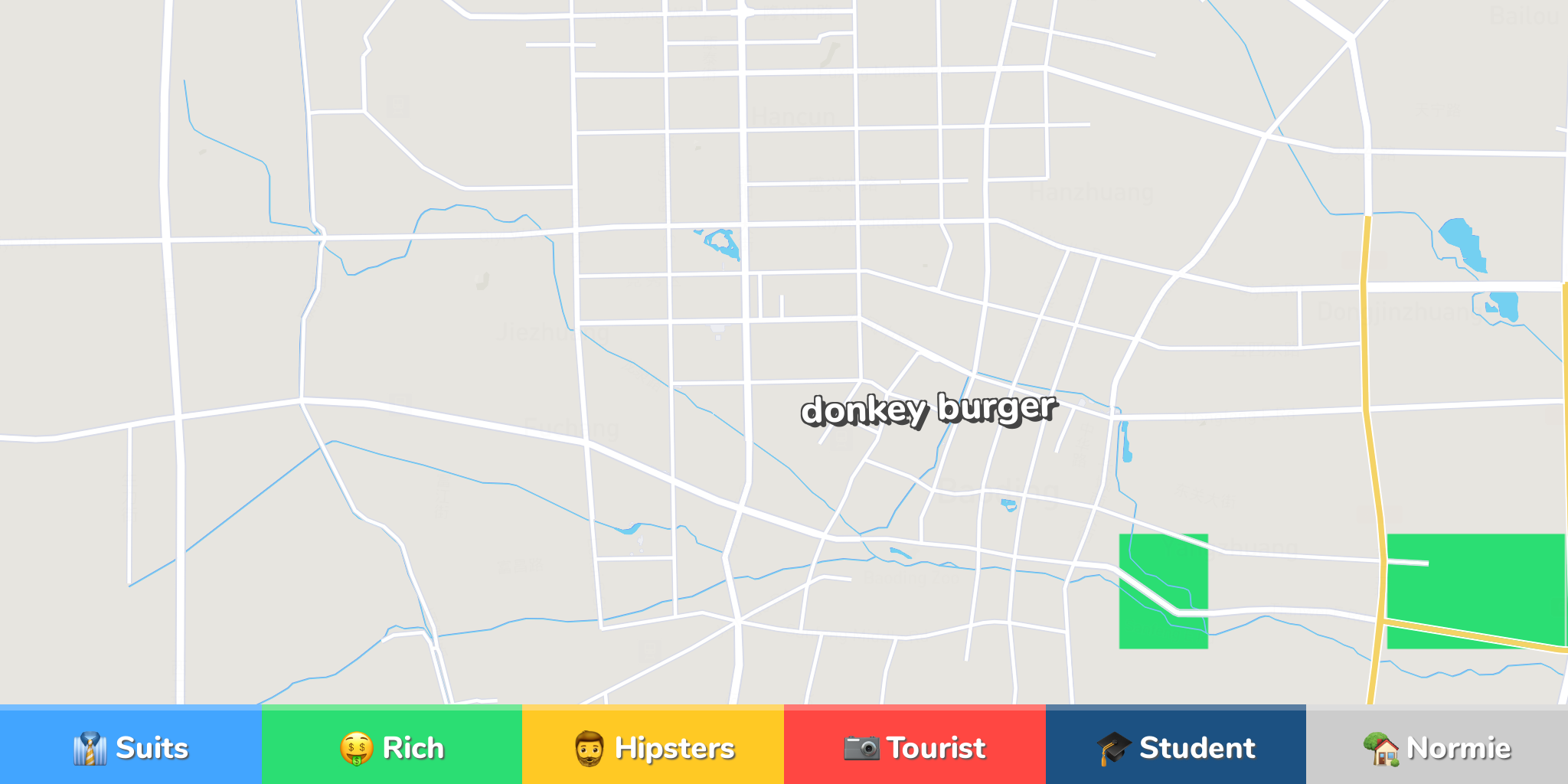 Baoding Neighborhood Map