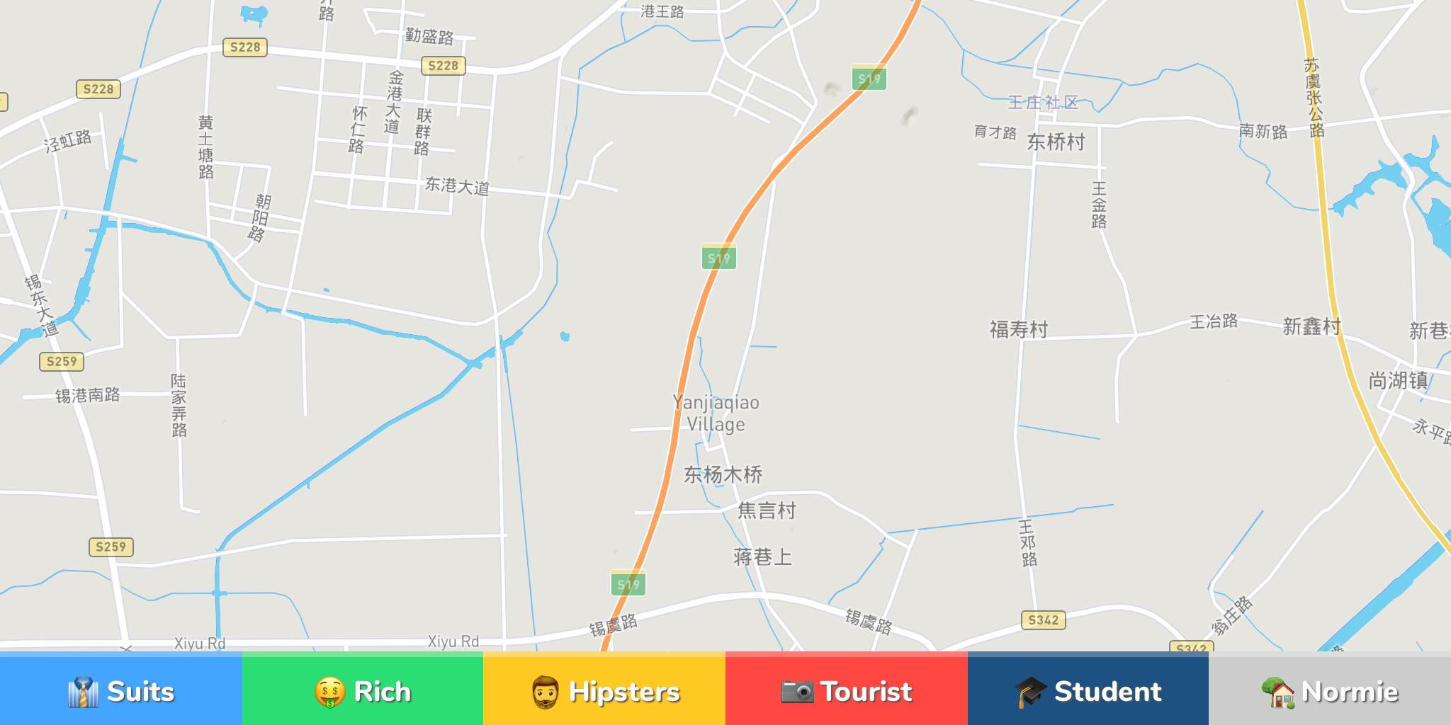 Changshu Neighborhood Map