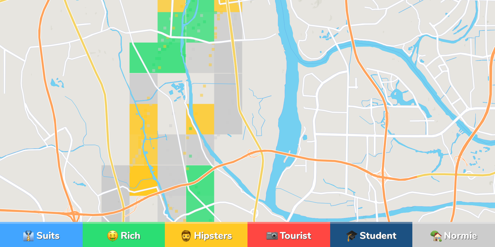 Foshan Neighborhood Map