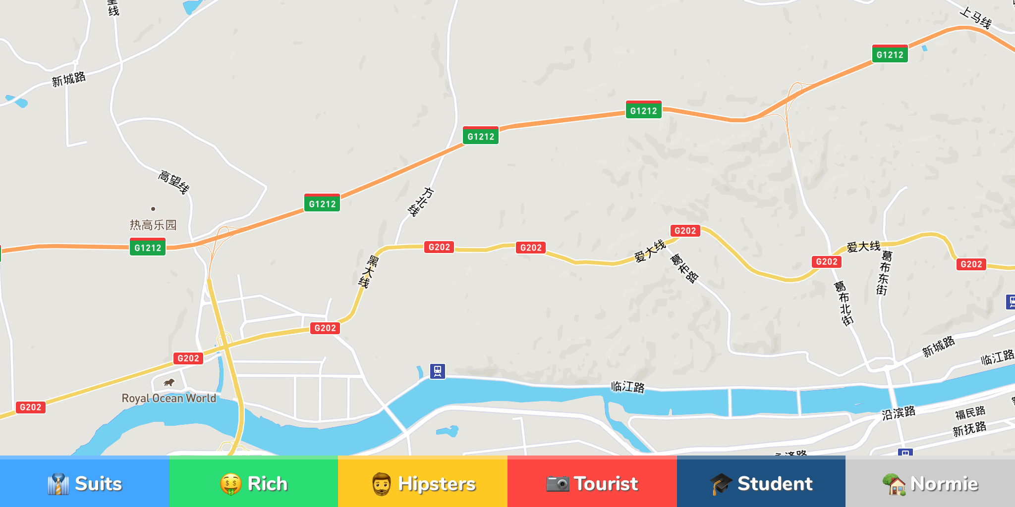 Fushun Neighborhood Map