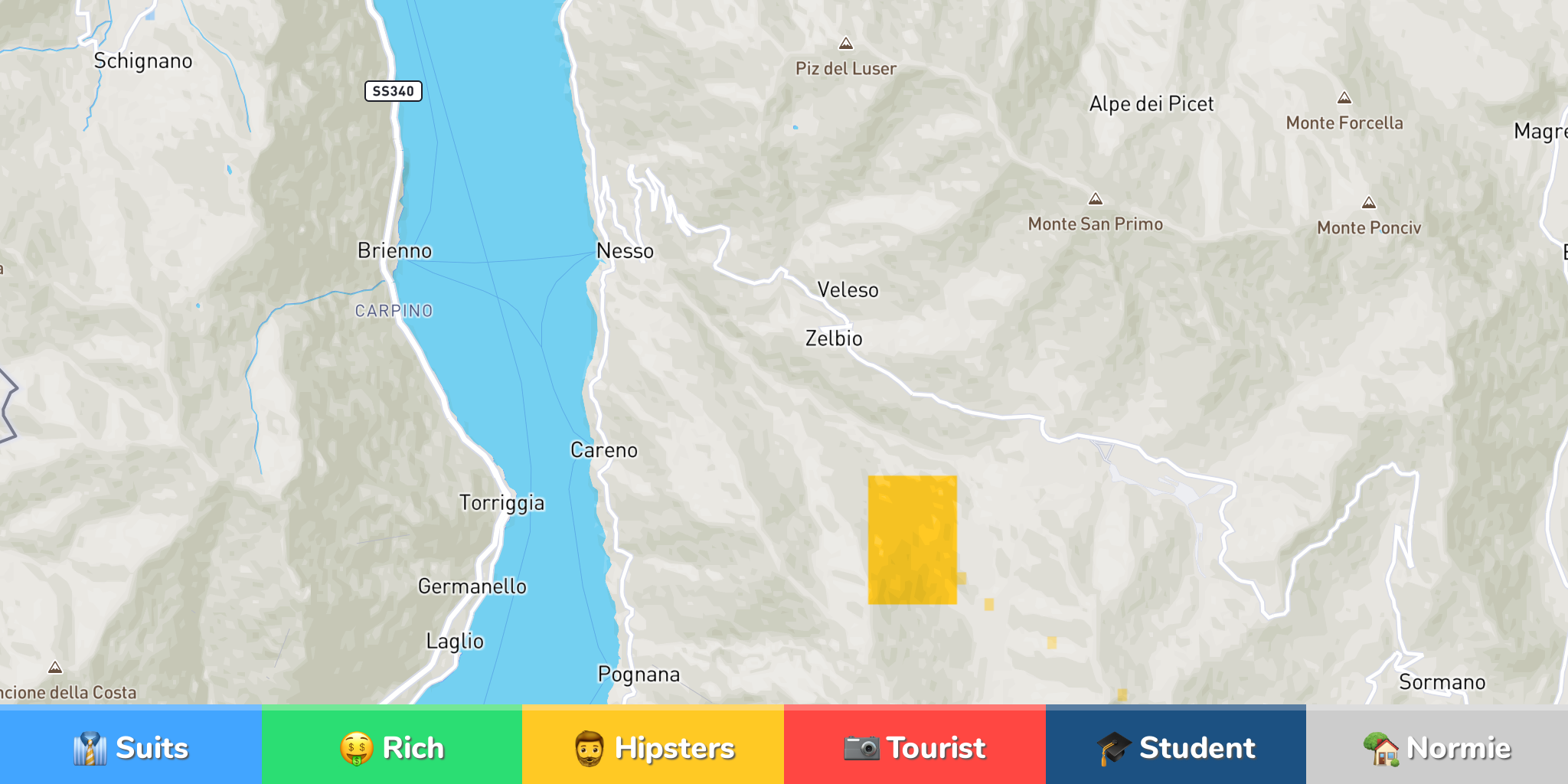 Lake Como Neighborhood Map