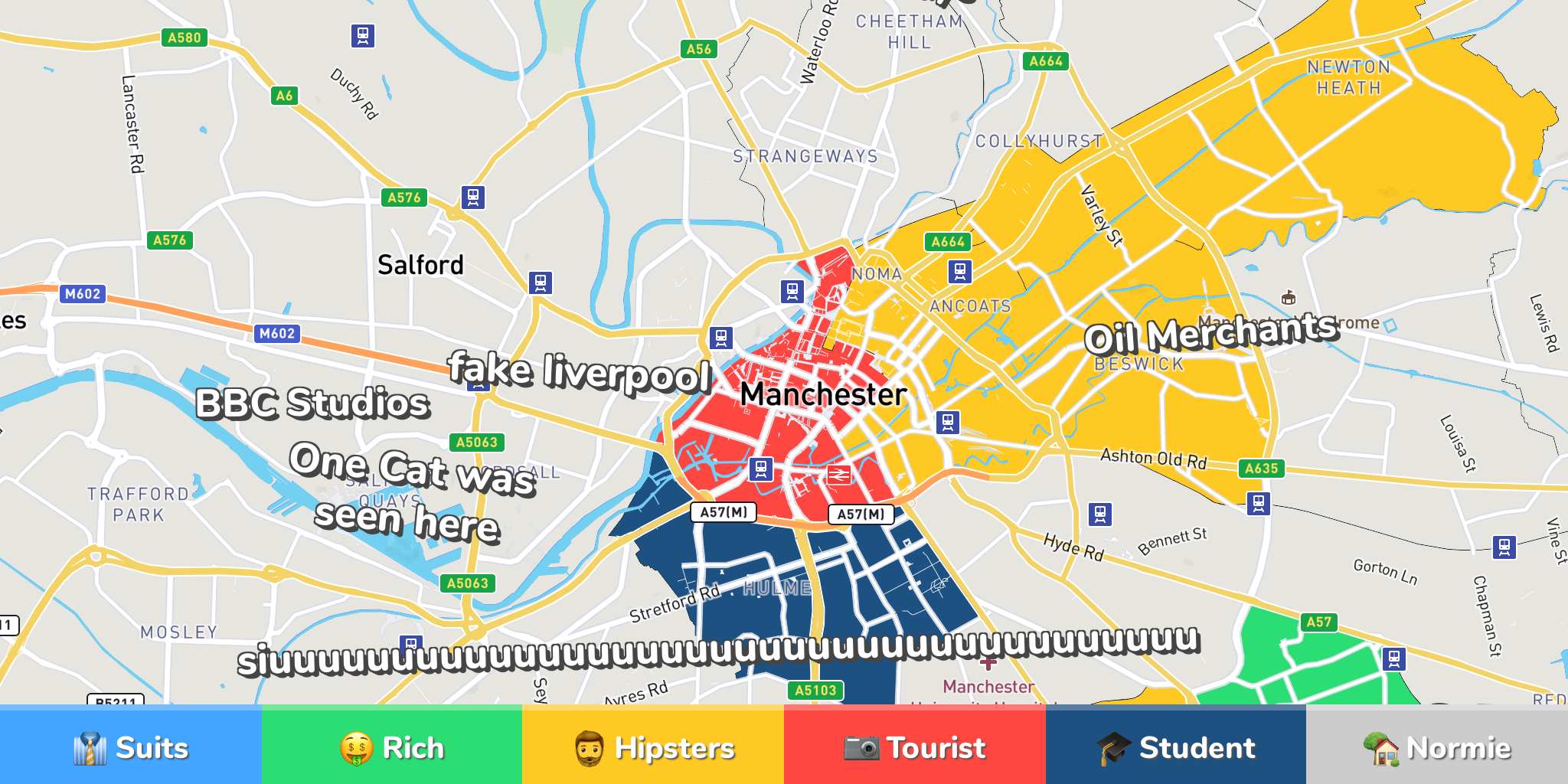 Manchester Neighborhood Map