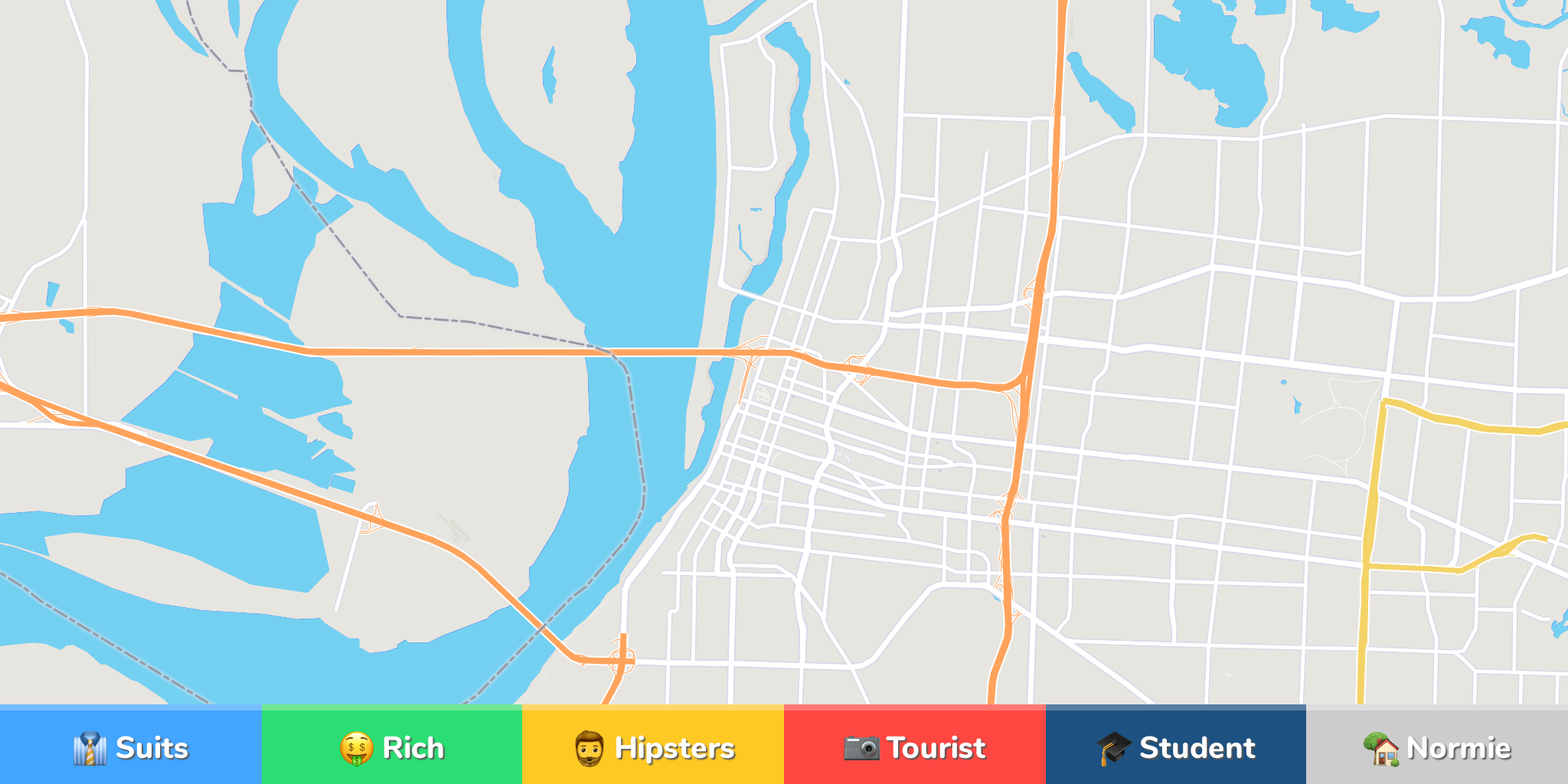 Memphis Neighborhood Map