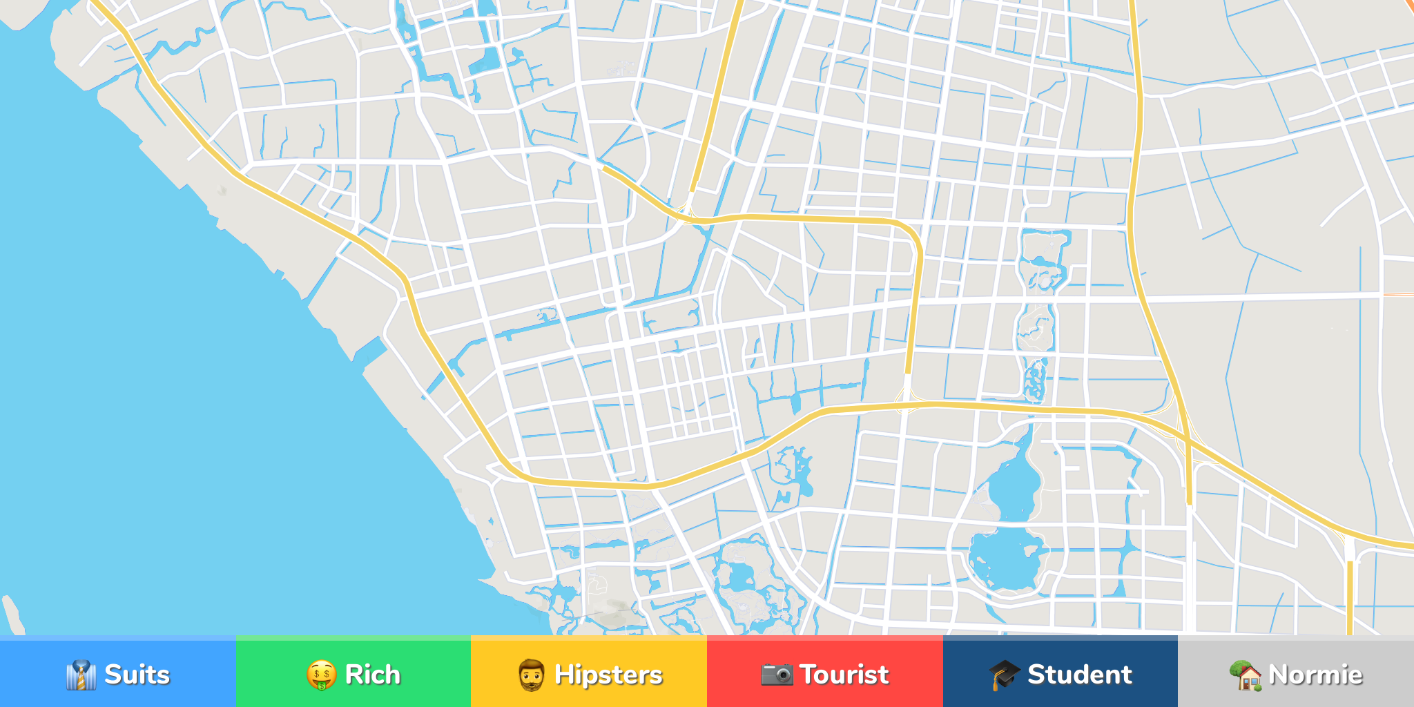 Nantong Neighborhood Map