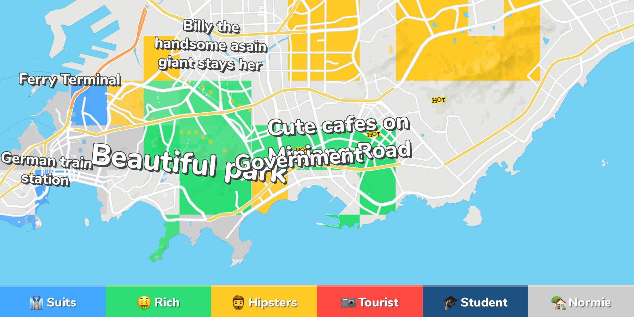 Qingdao Neighborhood Map