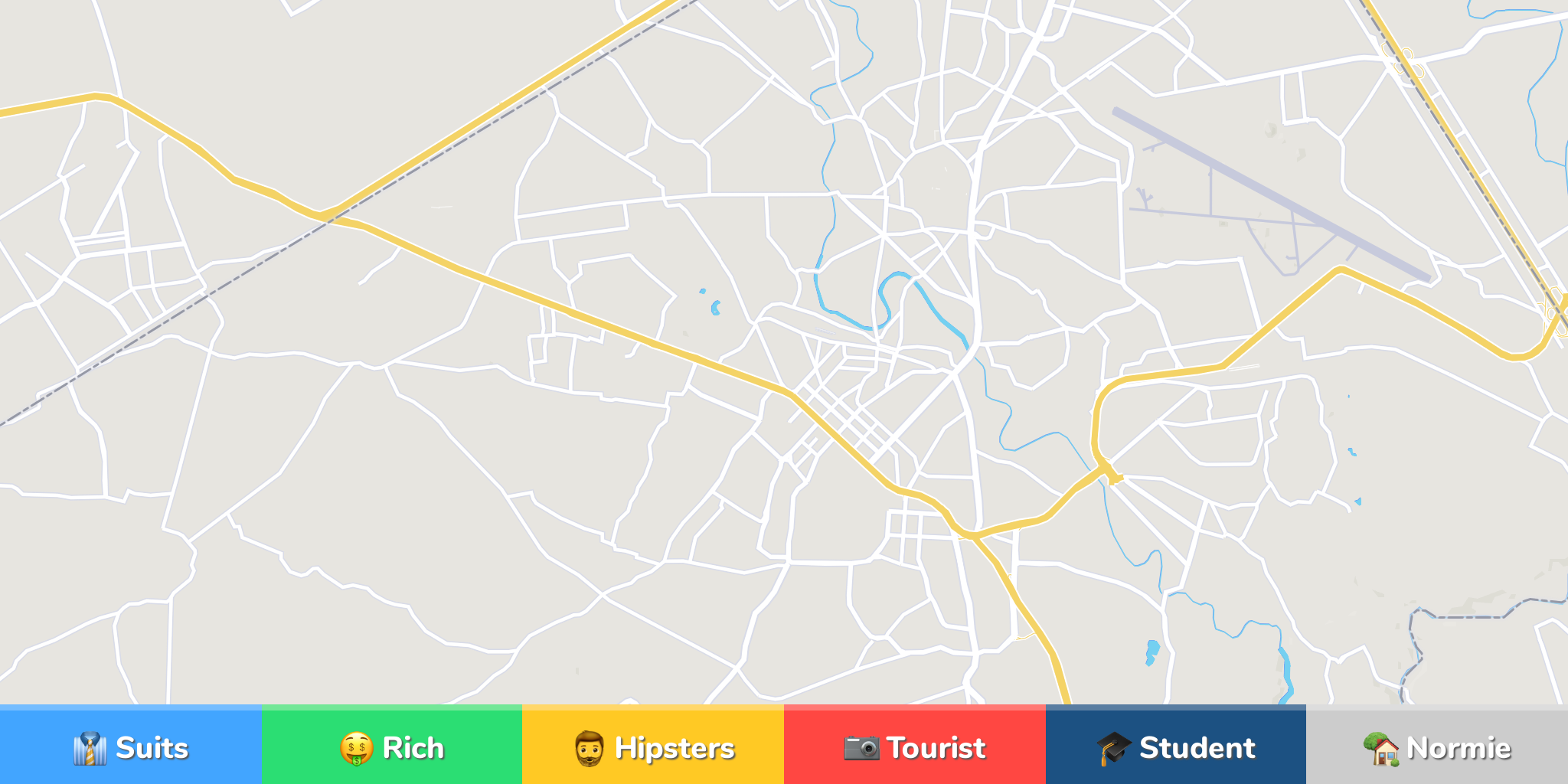 Rawalpindi Neighborhood Map