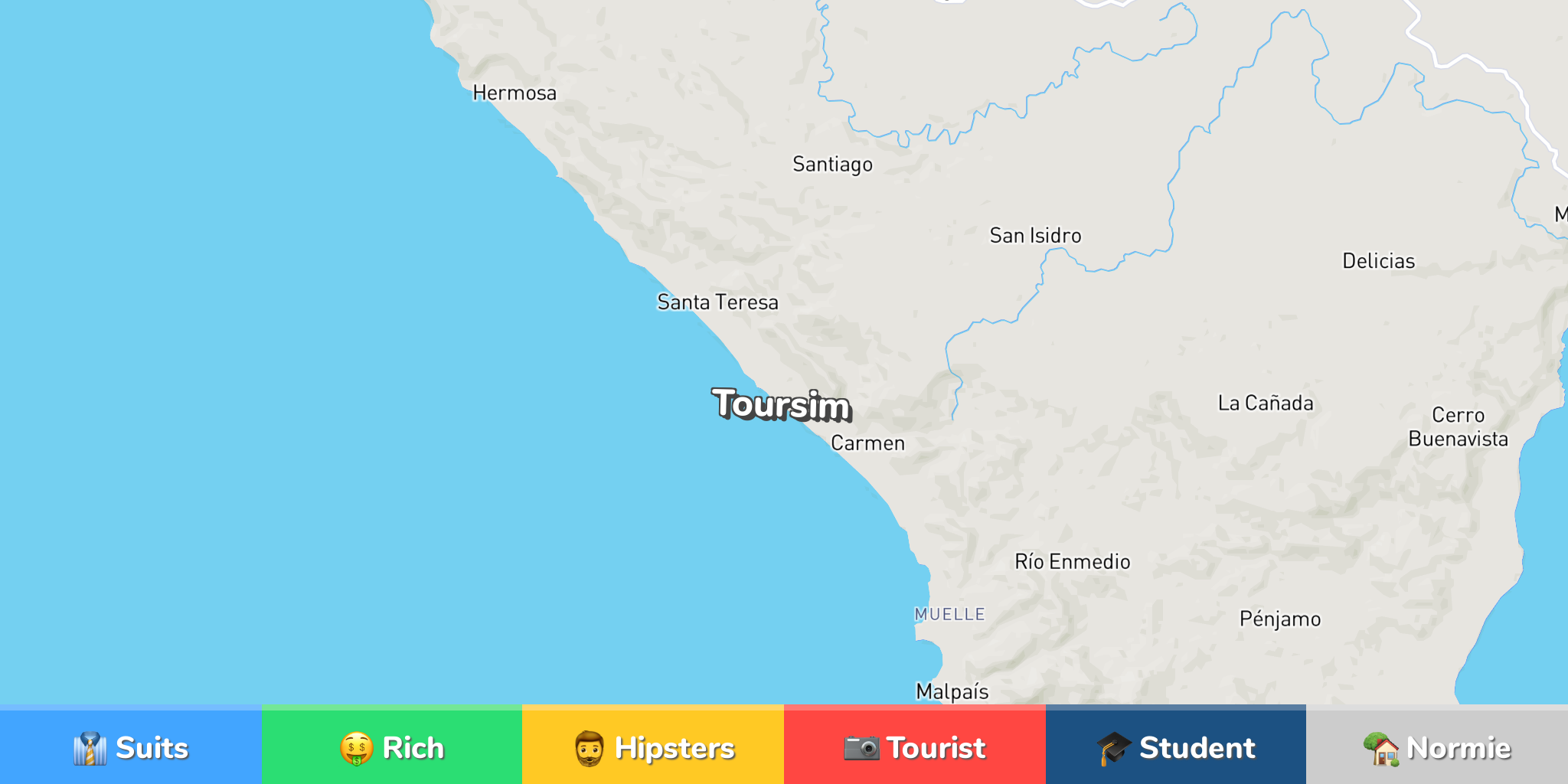 Santa Teresa Neighborhood Map