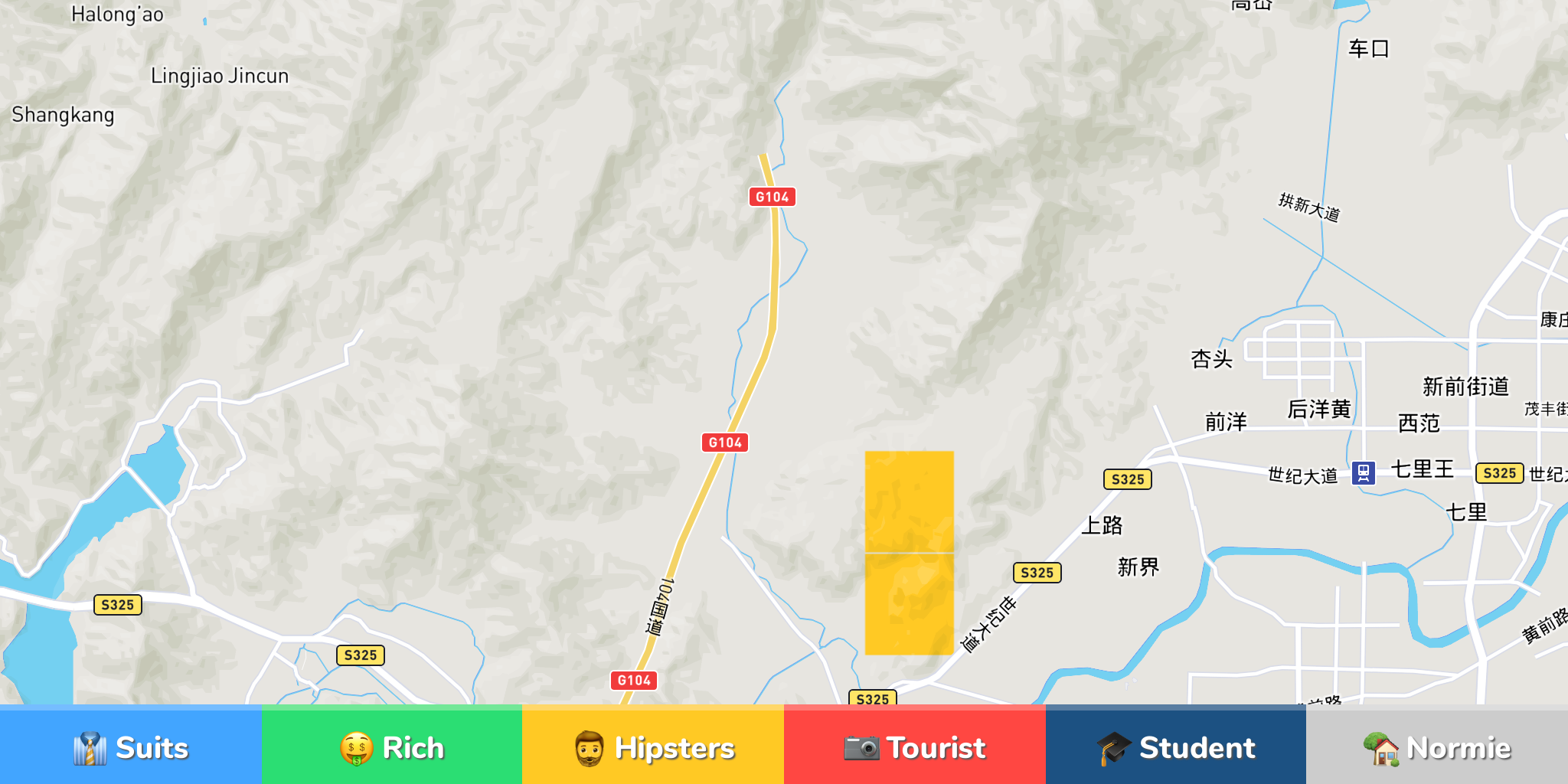 Taizhou Neighborhood Map