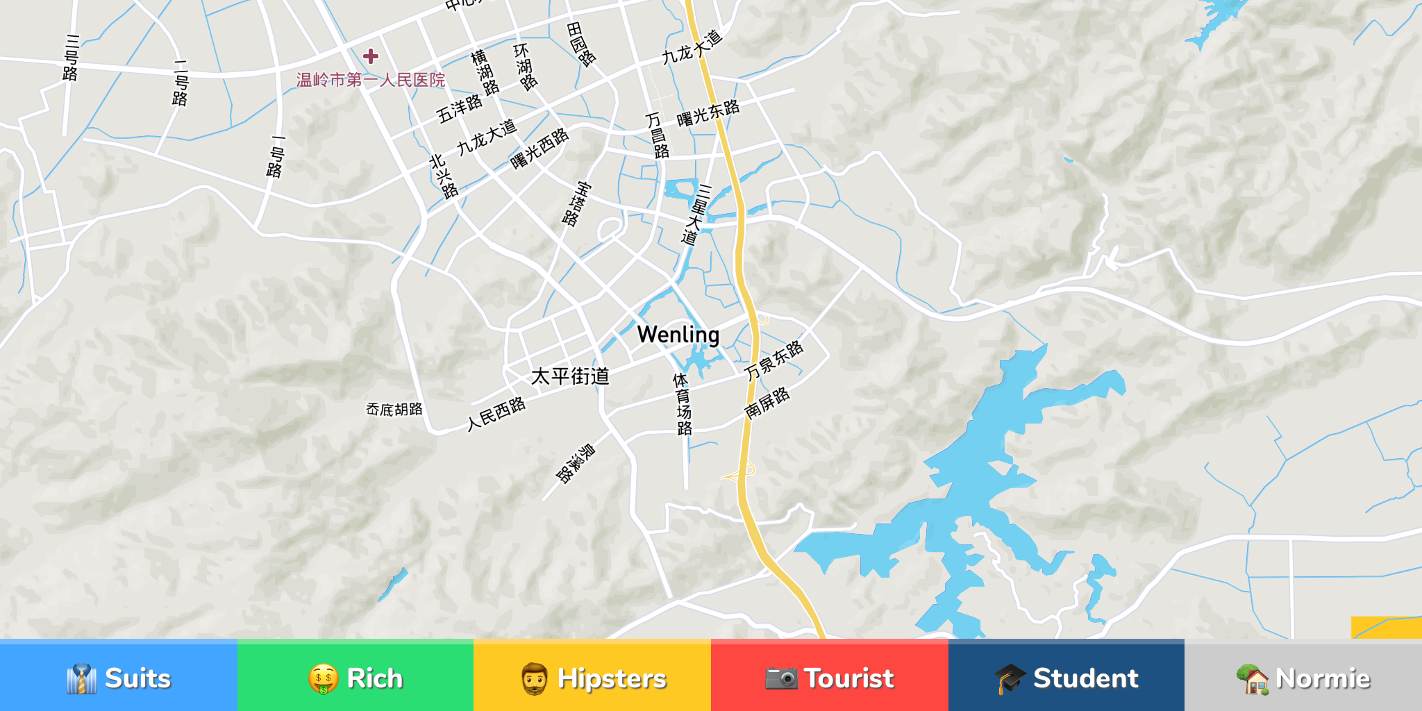 Wenling Neighborhood Map
