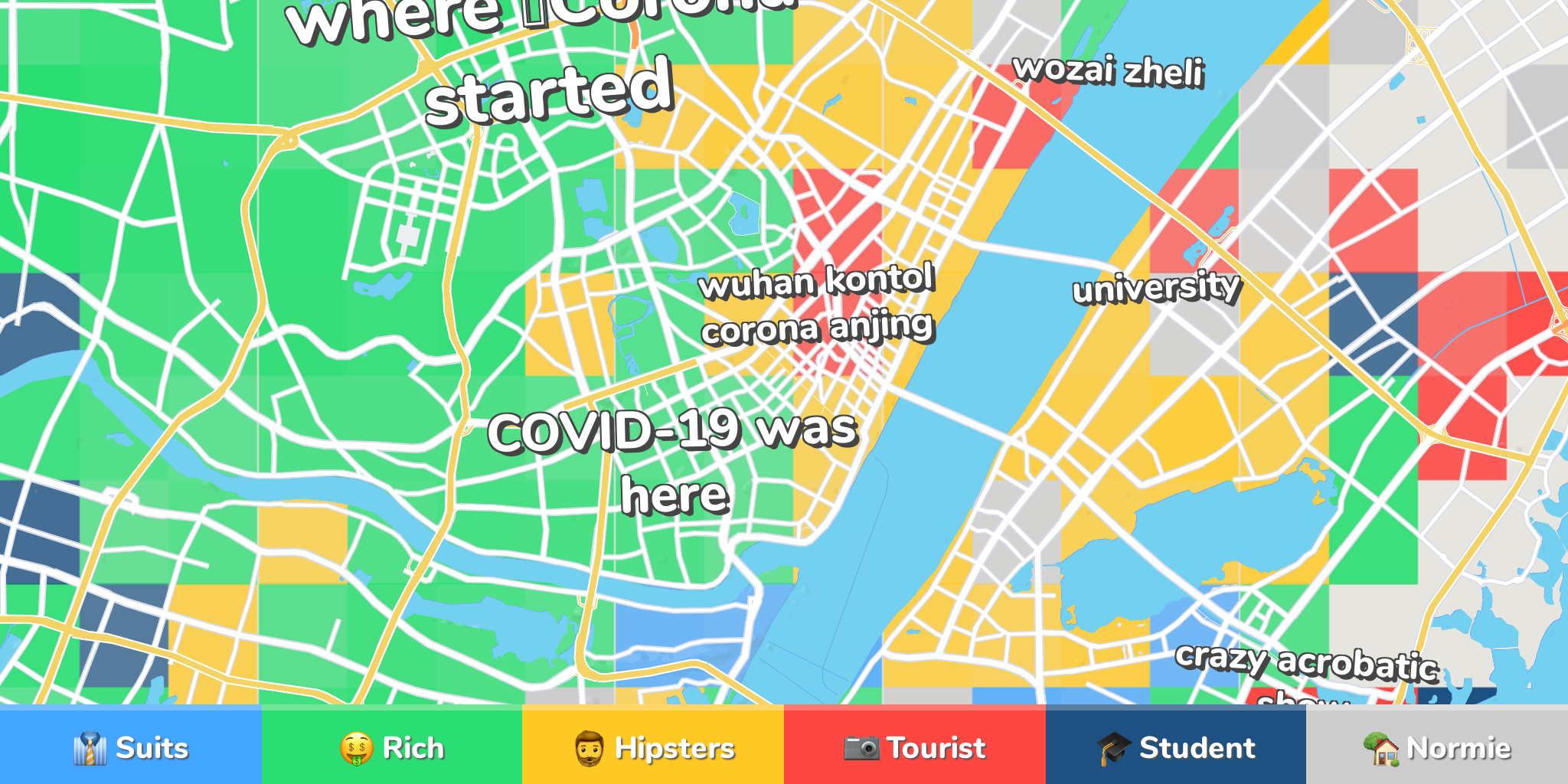 Wuhan Neighborhood Map