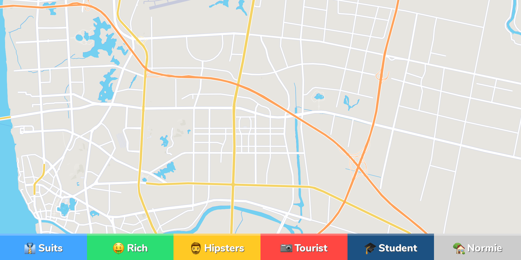 Wuhu Neighborhood Map